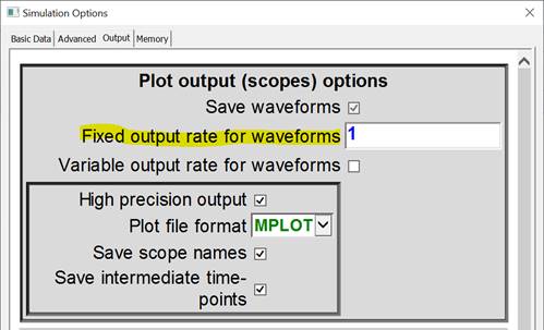 How to reduce waveform datafile size | EMTP